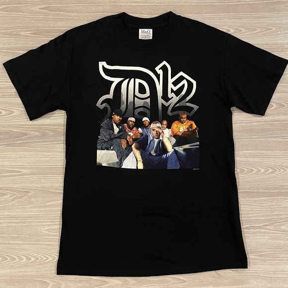 M&O Knits | Shirts | Vintage 20 D12 Eminem Slim Shady Tshirt Size Mens ...